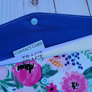 Tract, Contact Card and Invitation Holder/sturdy Wallet/campaig ...