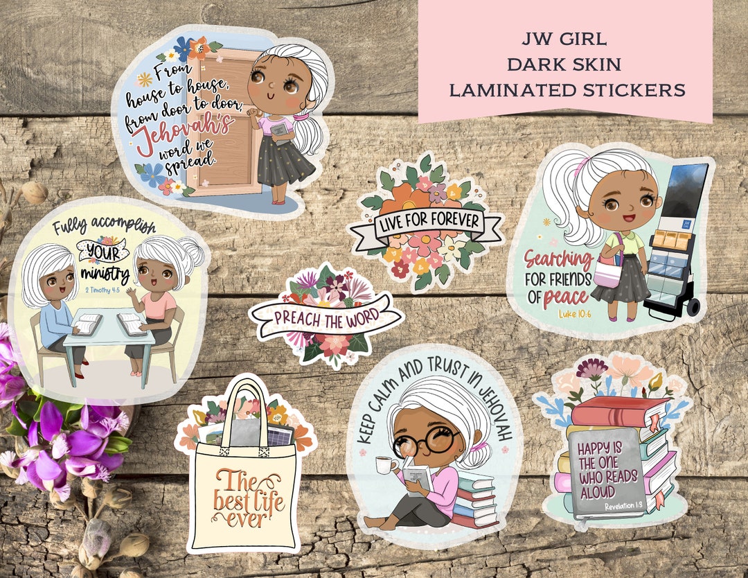 8 Sticker Set/waterproof Sticker/laminated Stickers/bible Inspired ...