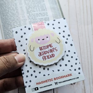 Magnetic Bookmark JW, Become Jehovah's Friend ,laminated Bookmark,jw ...