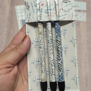 Pen Insert and Packaging Set for Pioneer School/diy Pen Set Using RSVP ...