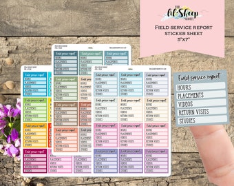 Jw Service Report - Etsy