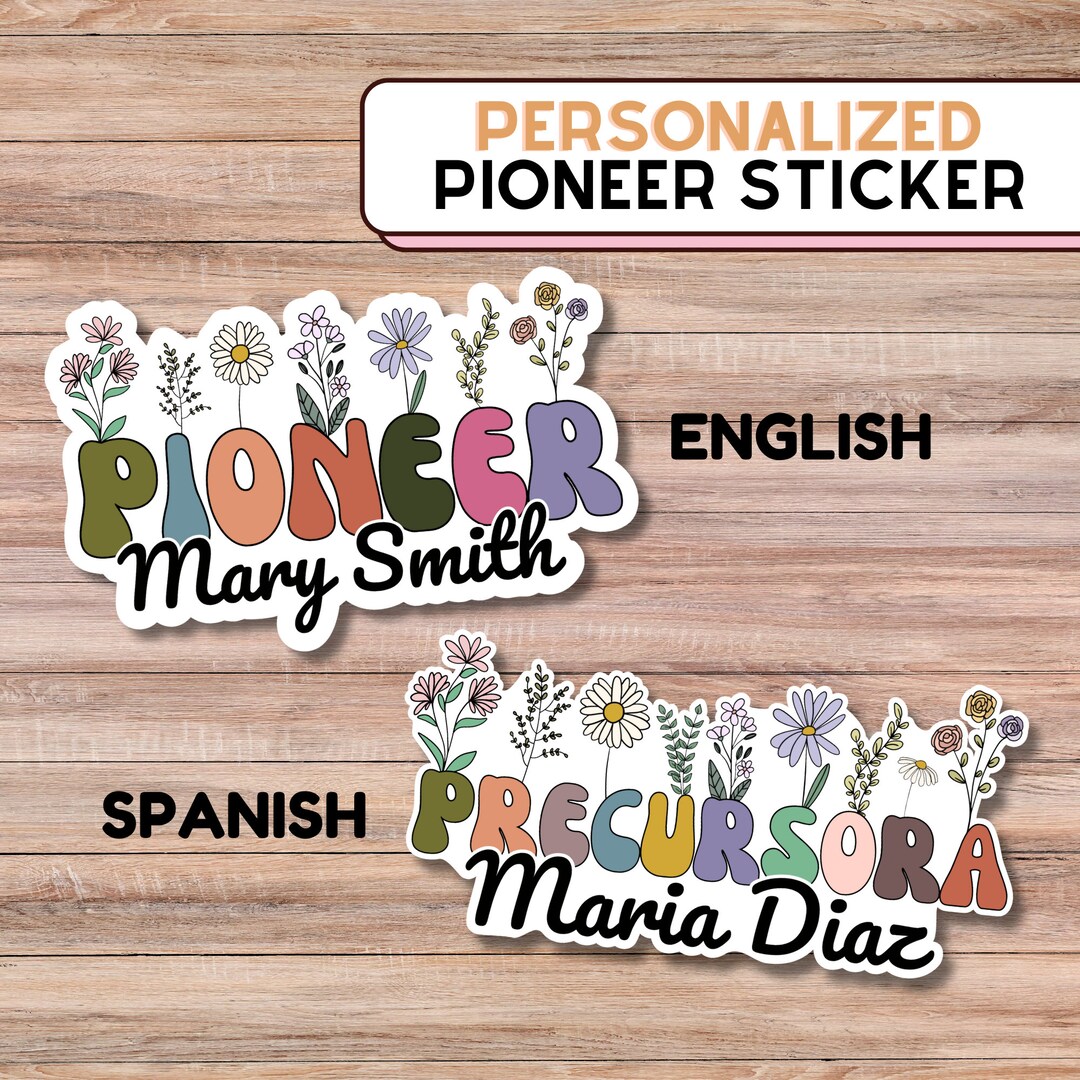 Pioneer Sticker Personalized With Name /waterproof Laminated Sticker ...