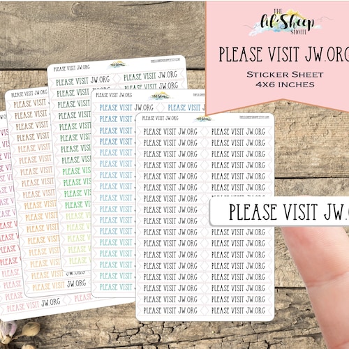 Jw.org Stickers 42 - Etsy