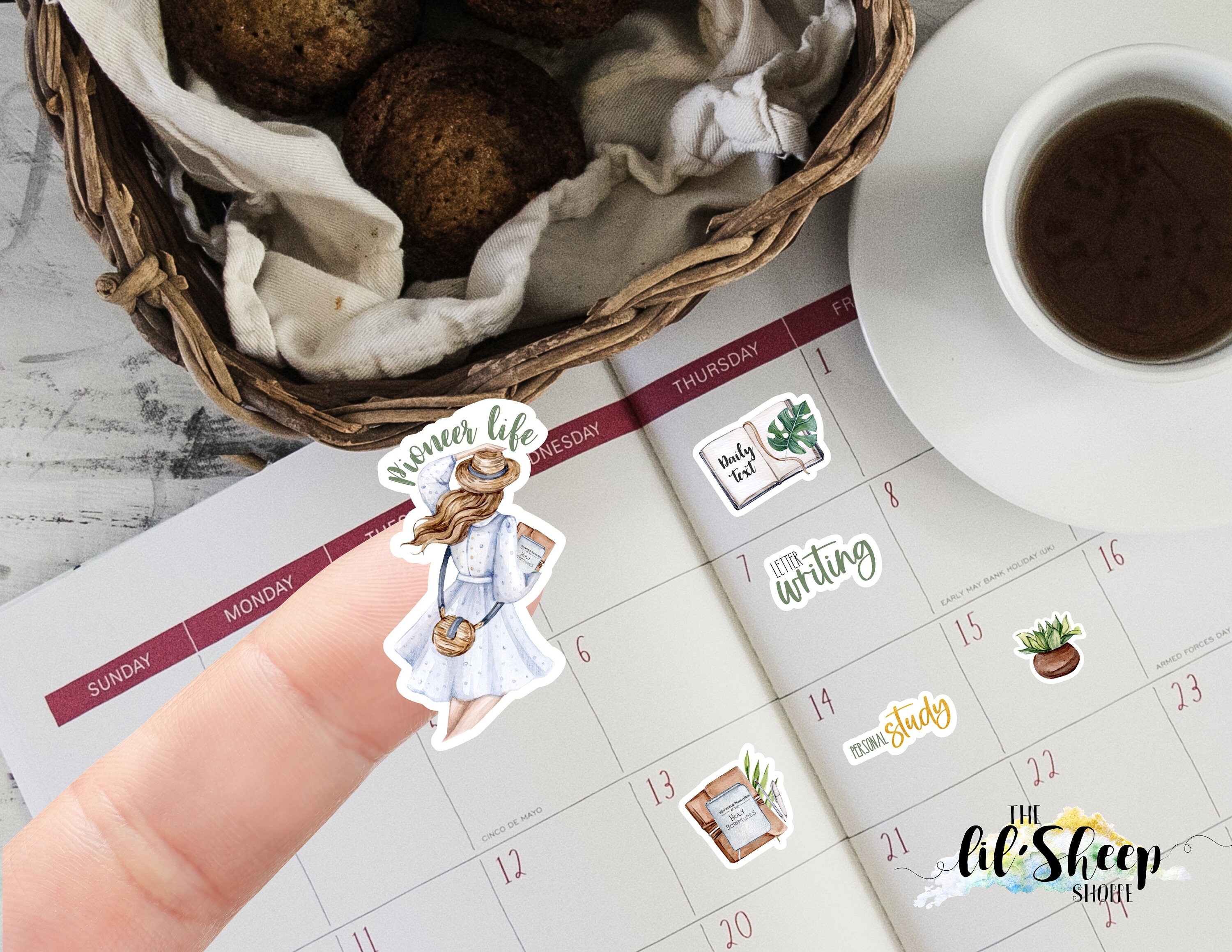 Meeting Sticker Sheet/sticker/1 Inch /white Matte Stickers/jw - Etsy