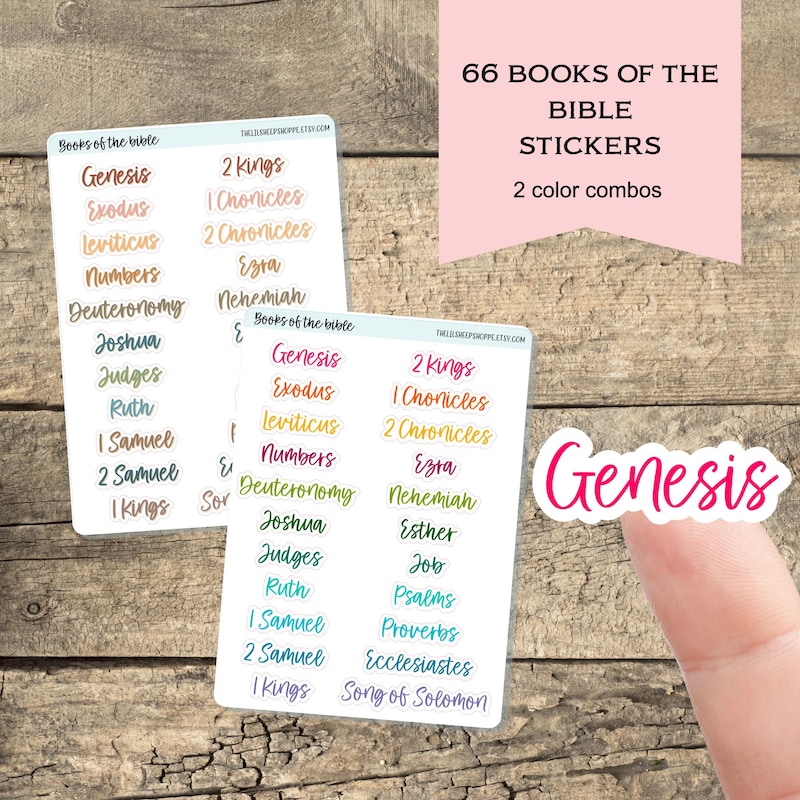 Bible Stickers - Etsy