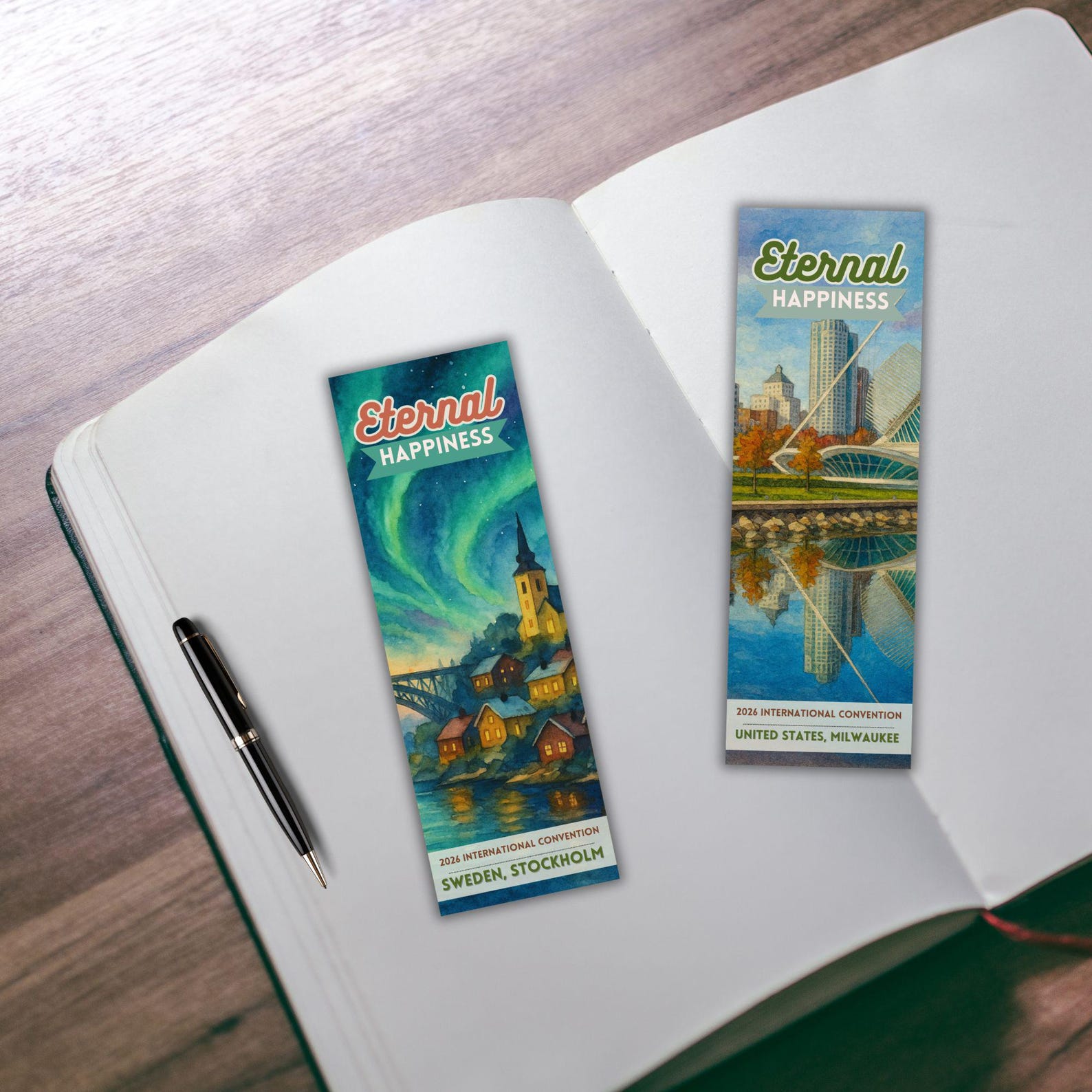 2026 International Convention Bookmarks, Eternal Happiness Convention ...