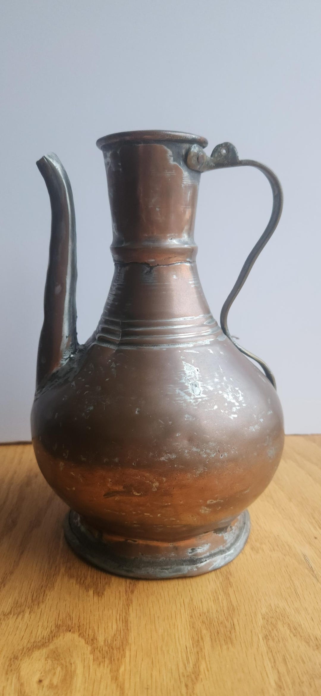 Vintage Turkish Copper Tea Kettle/copper Art Pieces/copper Collectibles ...