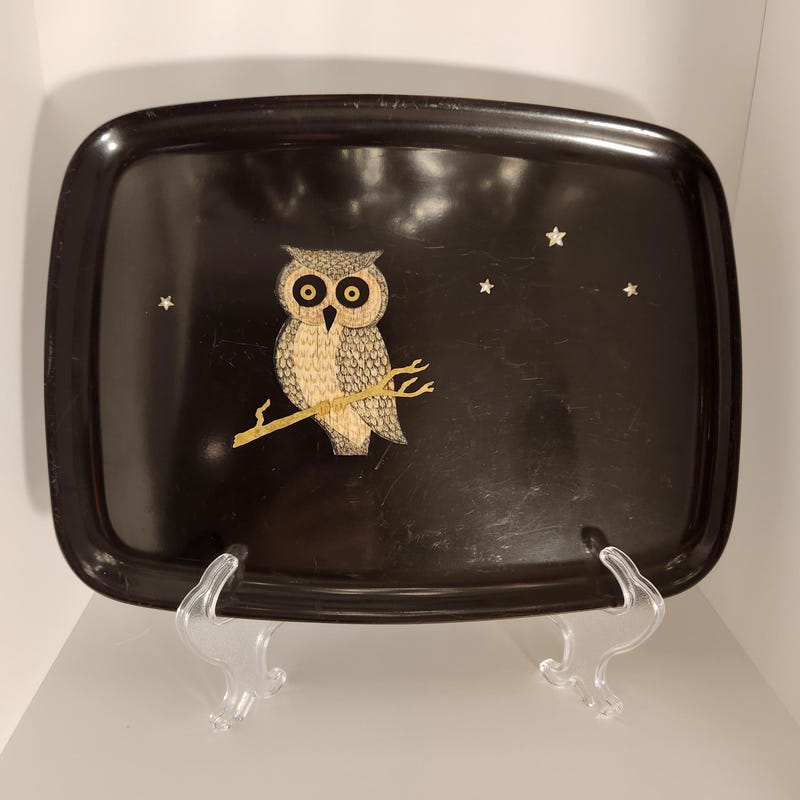 Owl Serving Tray - Etsy