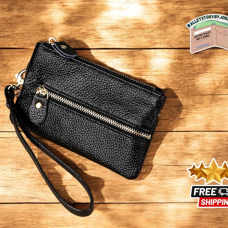 Leather Zipper Case - Etsy