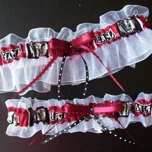 Alabama Crimson Tide Wedding Garter Set Handmade - Etsy