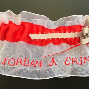 Denver Broncos NFL Handmade Football Wedding Garter Set Navy - Etsy