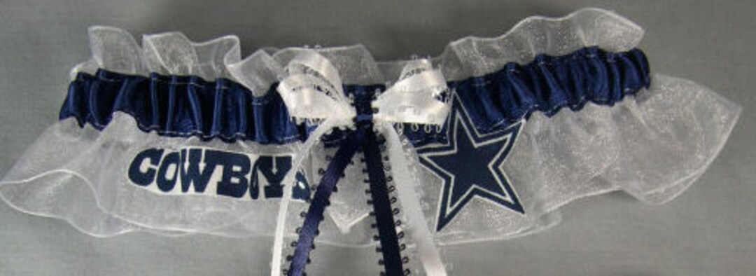 Dallas Cowboys Handmade NFL Bridal Keepsake Garter - Etsy