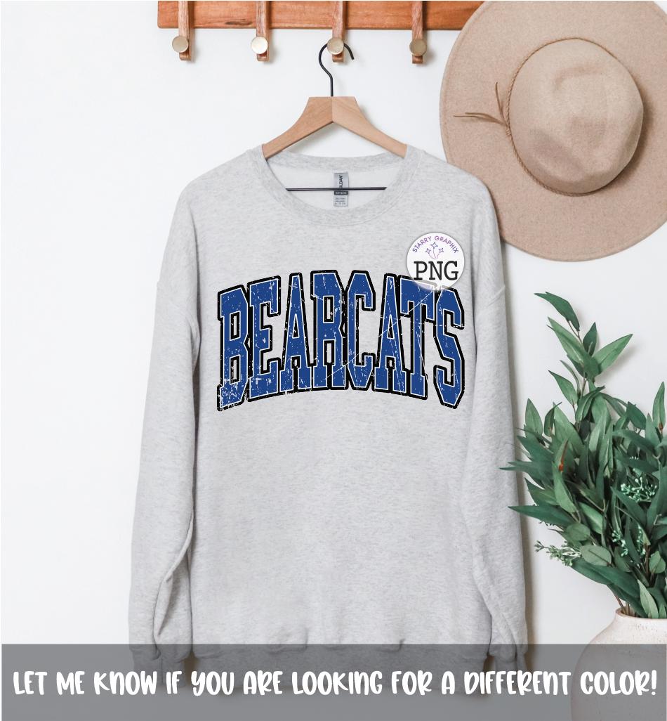 Bearcats PNG Image, School Team Bearcats Blue Varsity Design ...