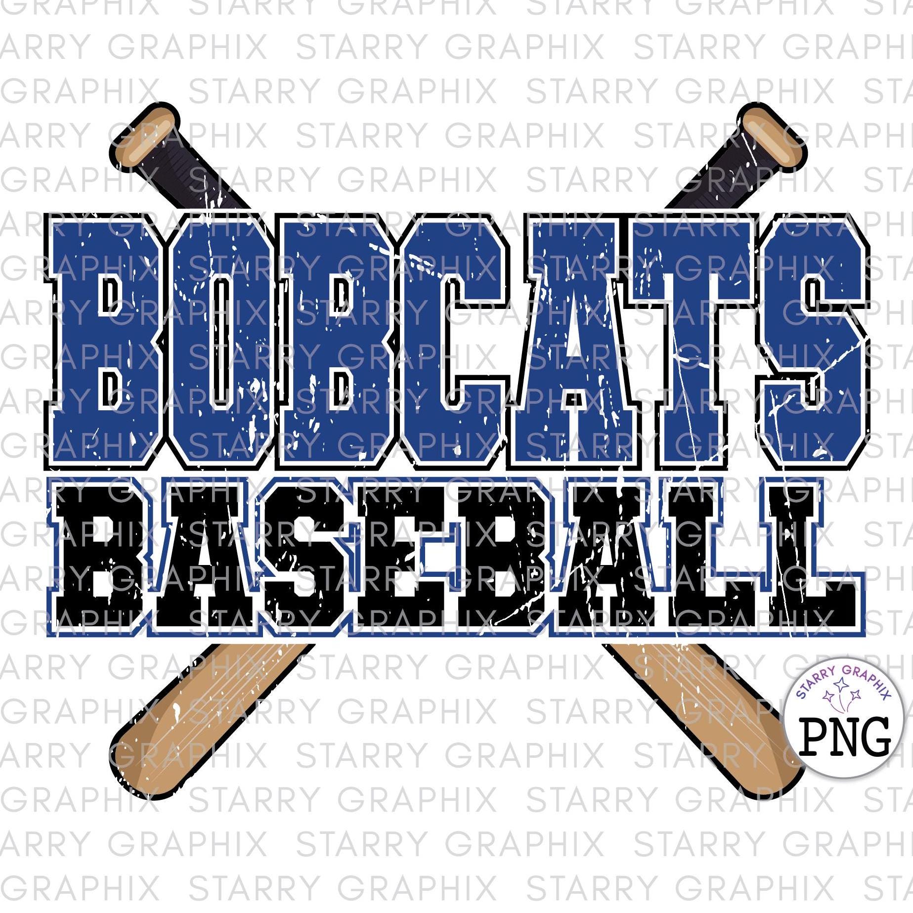 Bobcats Baseball PNG Image, Baseball Bobcats Mascot School Spirit Blue ...