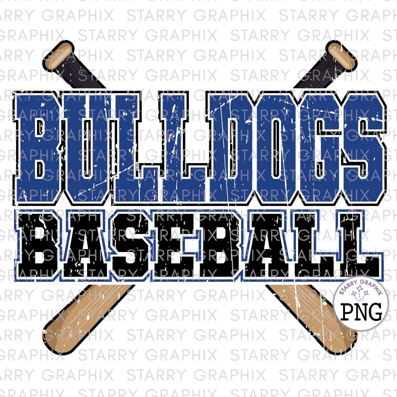 Bulldogs PNG Image, Baseball Bulldogs Mascot School Spirit Blue Design ...