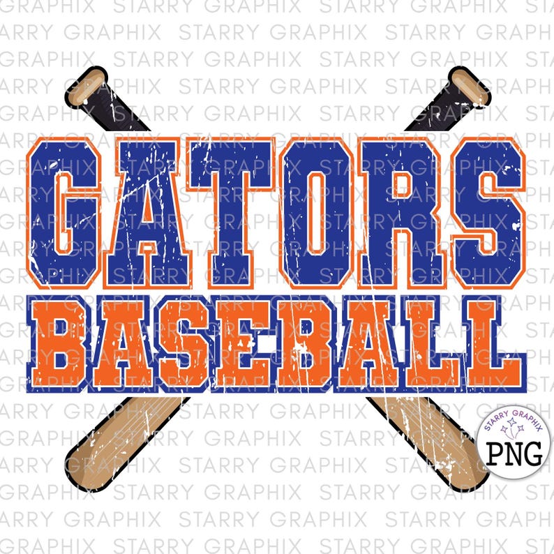 Gators PNG Image, Baseball Gators Mascot School Spirit Blue Orange ...