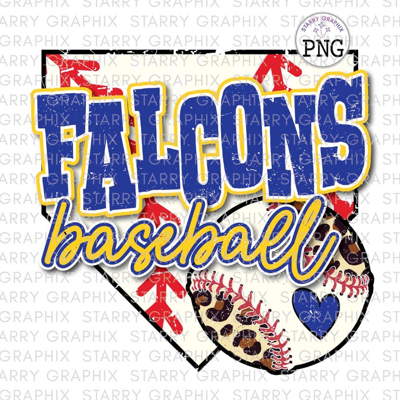 Falcons Baseball PNG Image, Mascot School Spirit Baseball Falcons Blue ...