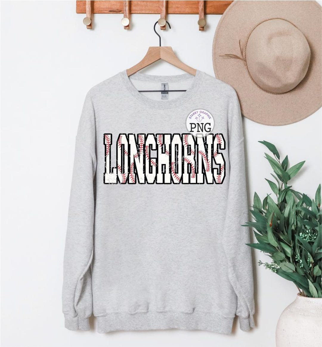 Longhorns PNG Image, Longhorns Baseball Mascot Design, Sublimation ...