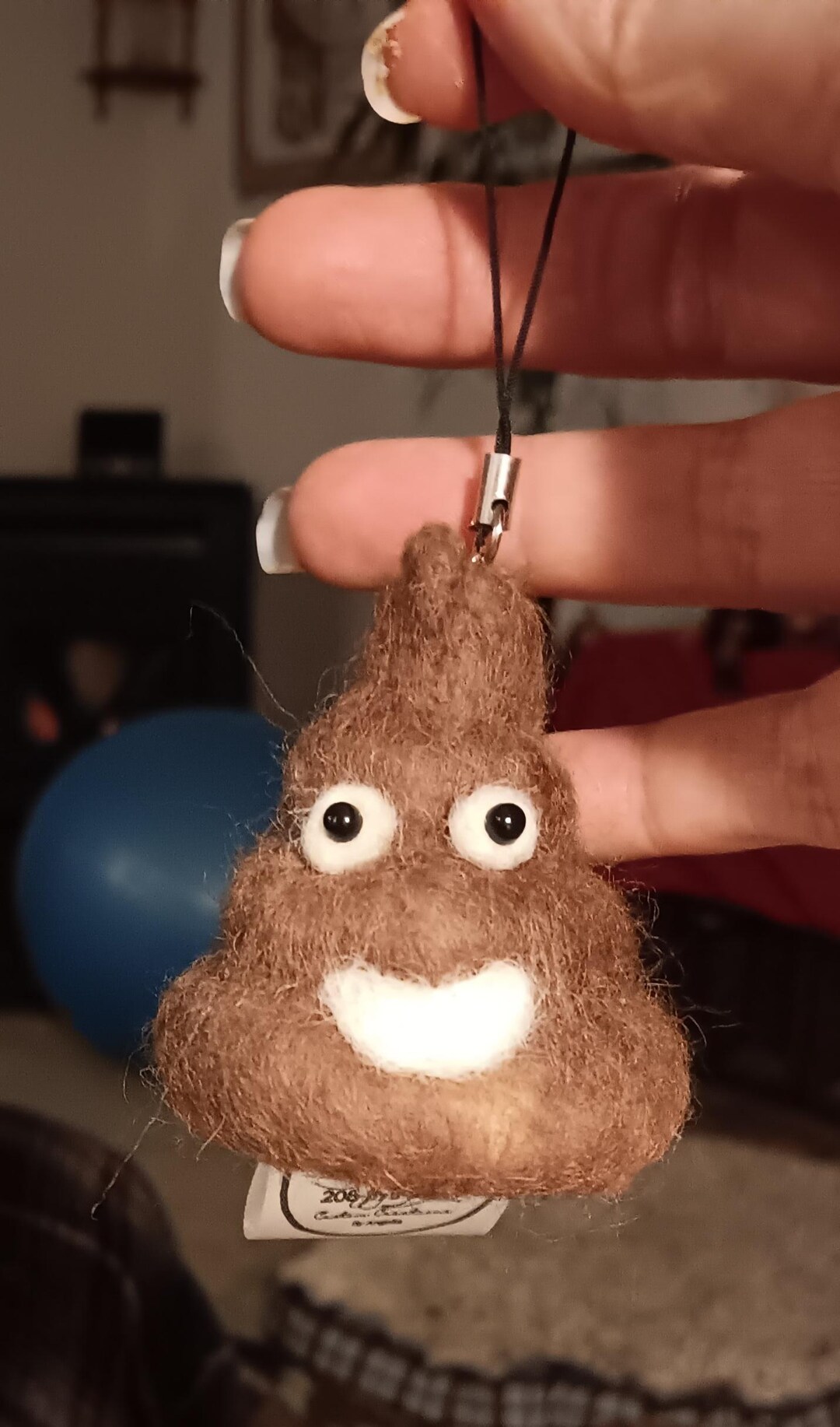 Felted Poop Emoji Plushy Ornament Made to Order. - Etsy