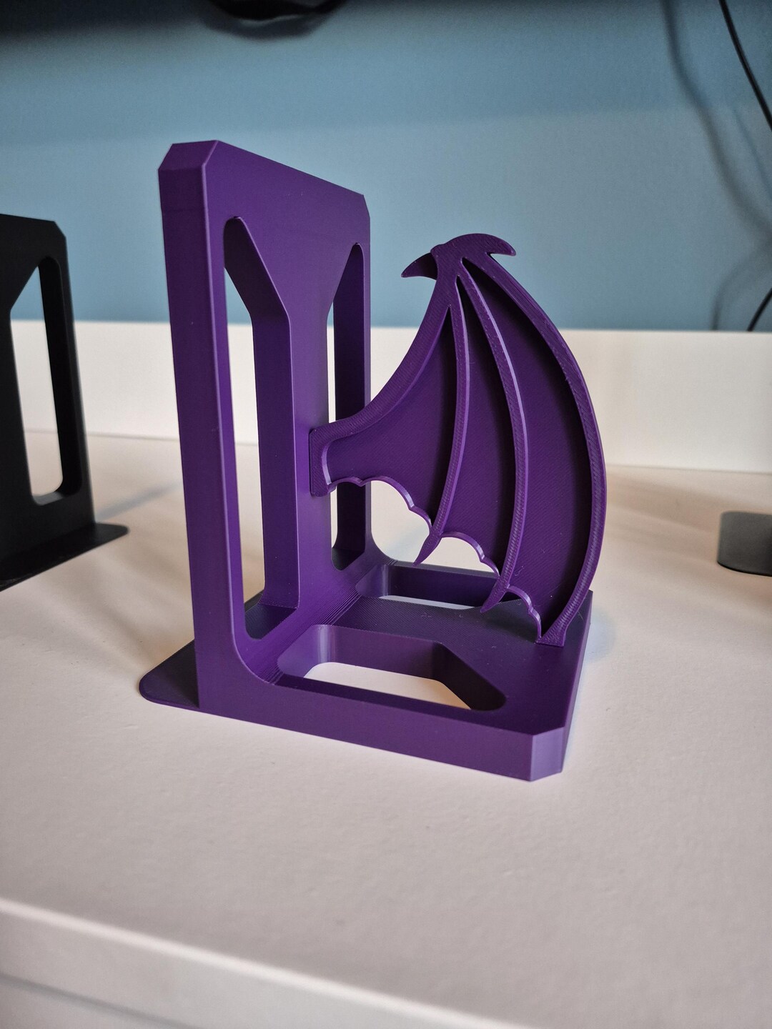 2 Piece - Customizable Dragon Fairy Wing Bookend Set - Etsy