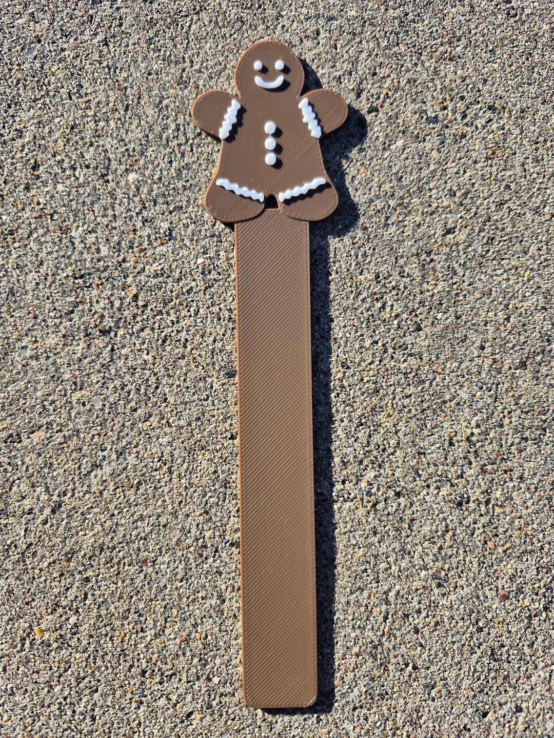 Customizable Gingerbread Man Topper Bookmark *CHRISTMAS SEASONAL ITEM ...