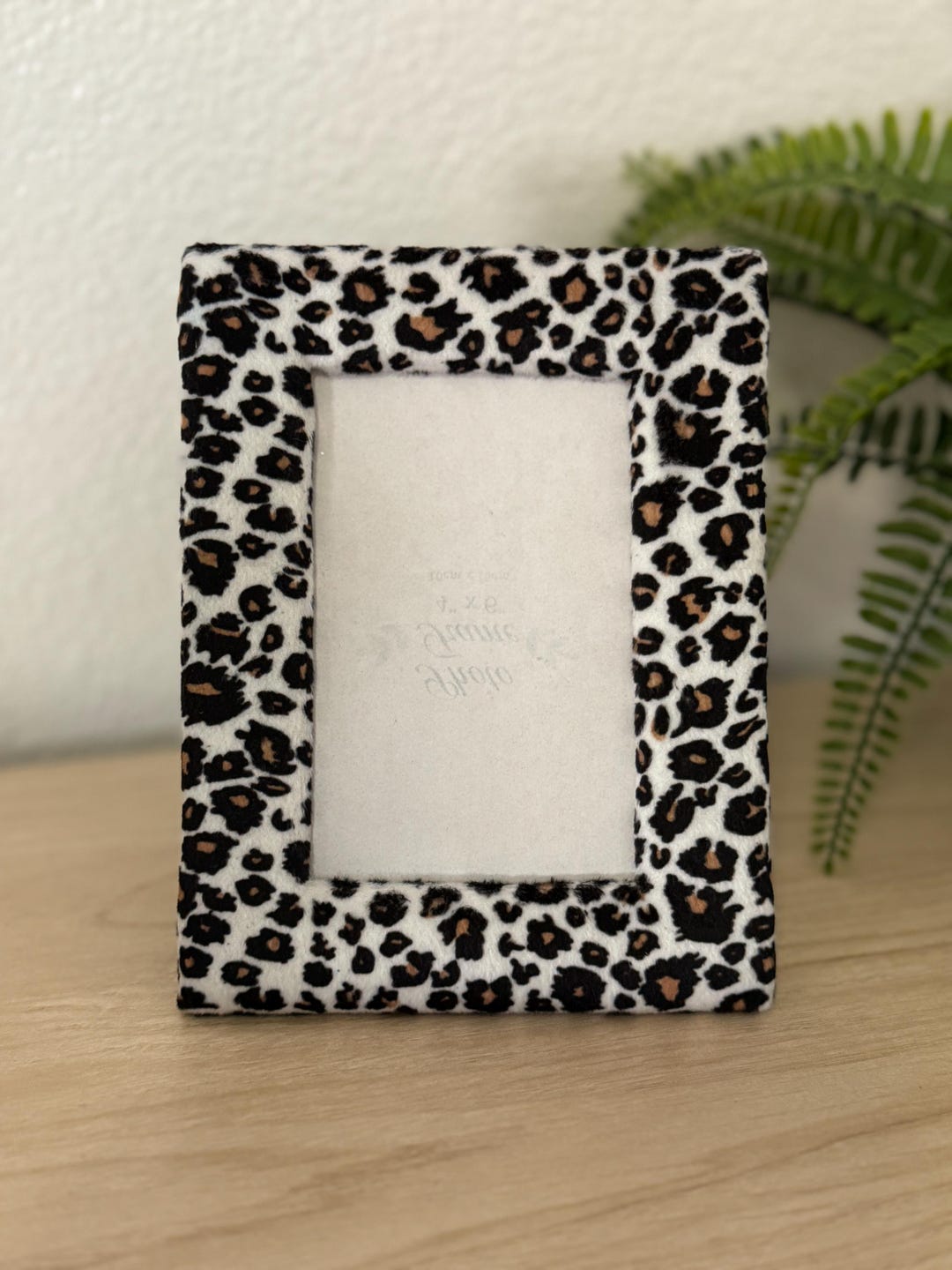 Cheetah Print Picture Frame, Vintage Picture Frame, 90s Room Decor, Y2K ...