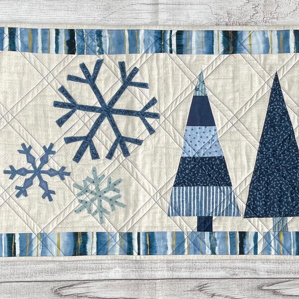 Winter Table Runner - Etsy