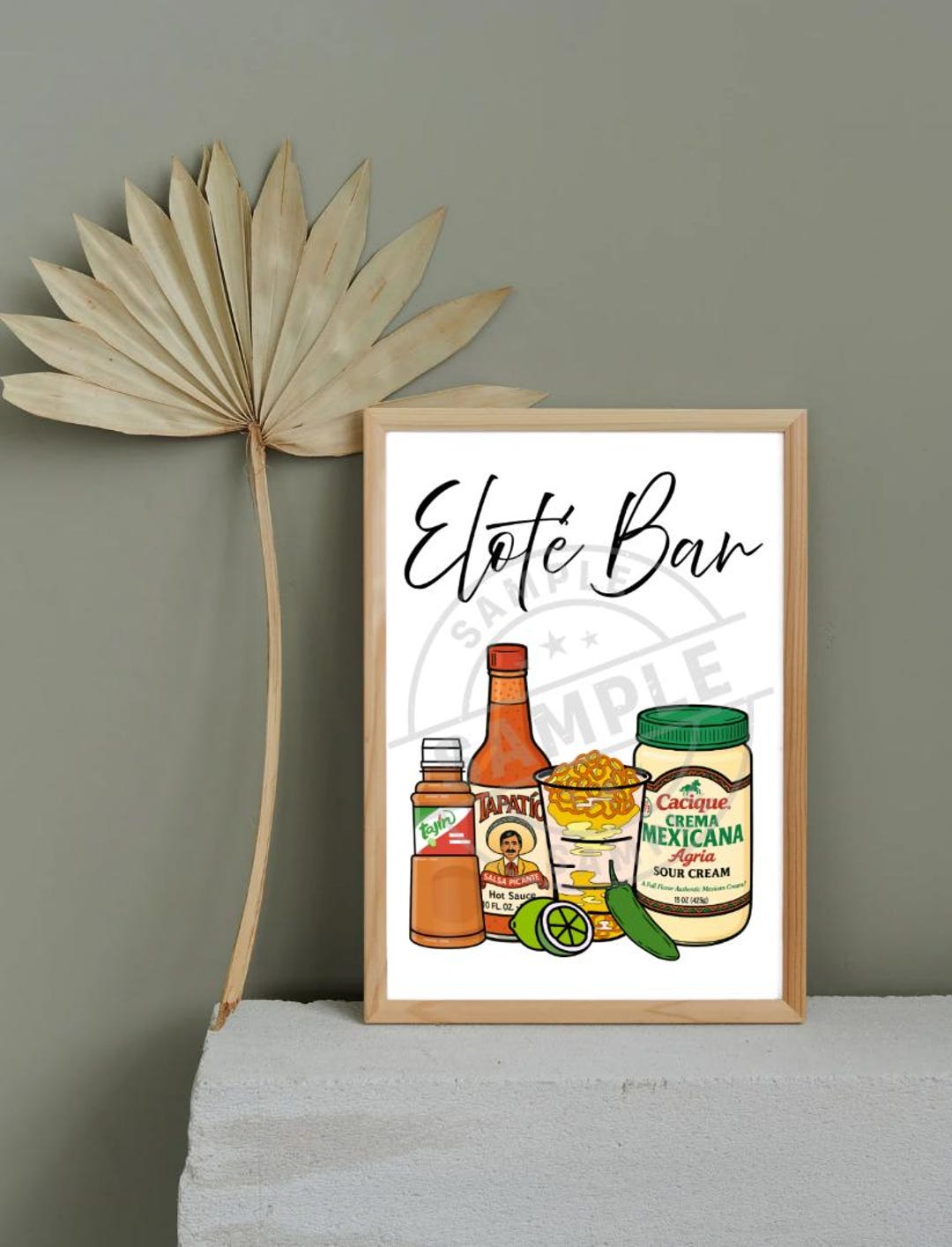 Elote Bar Sign| DIGITAL DOWNLOAD | 8.5x11 in Printable - Etsy