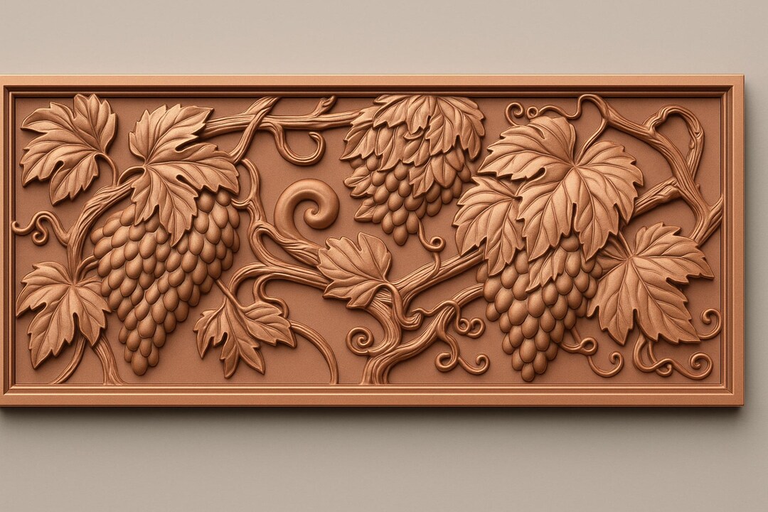 Grape 3D STL Model for CNC Router, Artcam, Aspire, Vetric, Engraver ...