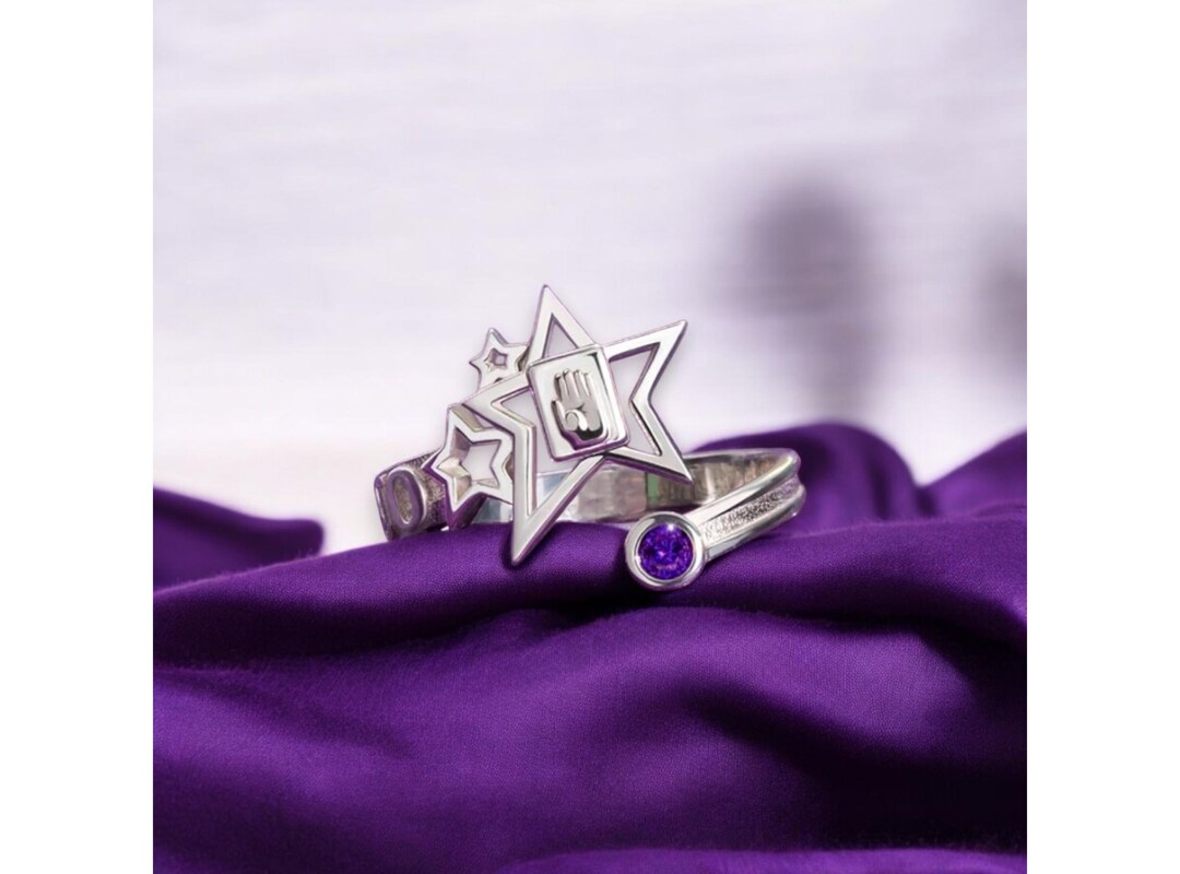 Anime Jojo's Bizarre Cosplay Ring, Adjustable Adventure Unisex Ring ...