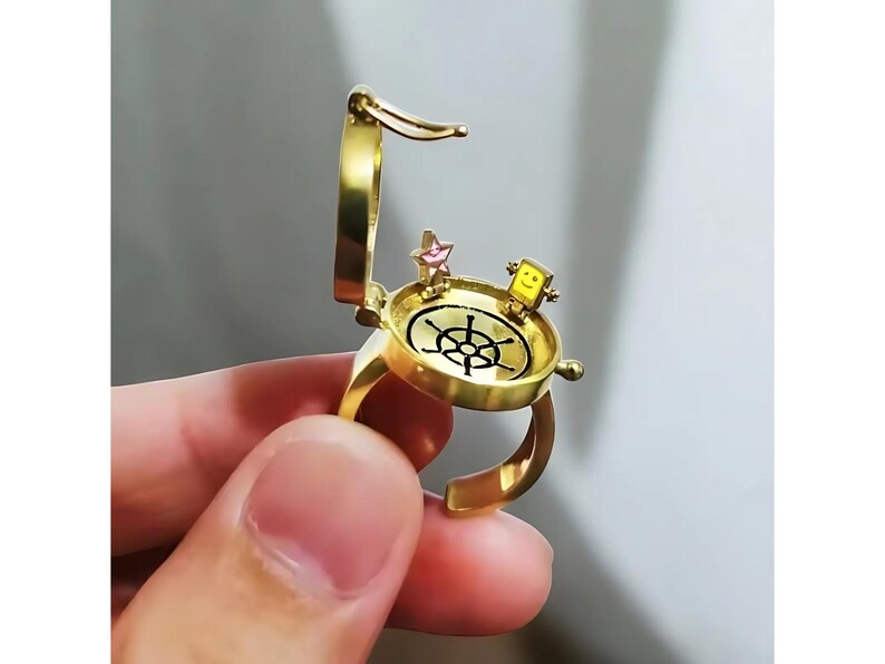 BFF Best Friends Forever Ring, Spongebob and Patrick Ring for Bestie ...