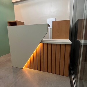 Luminous Edge Reception Desk - Etsy