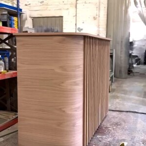 Modern Fluted Front Counter - Etsy
