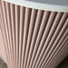 Blush Pink Curved Reception Desk With Fluted - Etsy