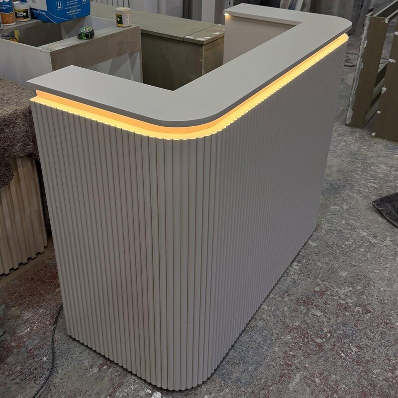 White Reception Desk - Etsy