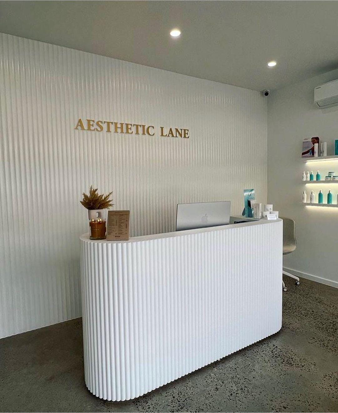 Ripple Elegance Reception Desk - Etsy