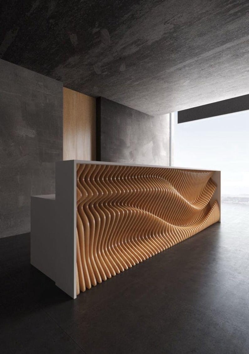 Modern Flow Desk - Etsy