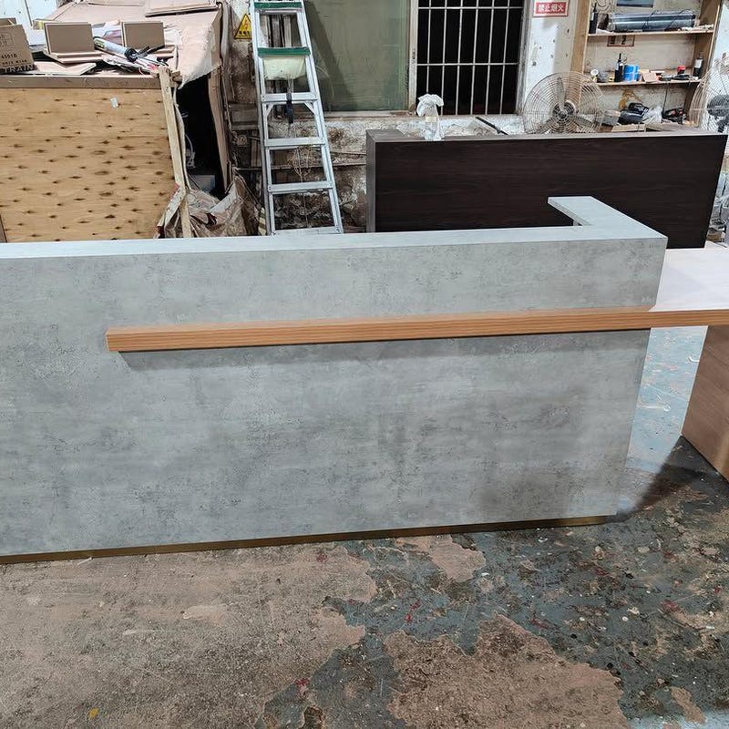 Industrial Reception Desk - Etsy