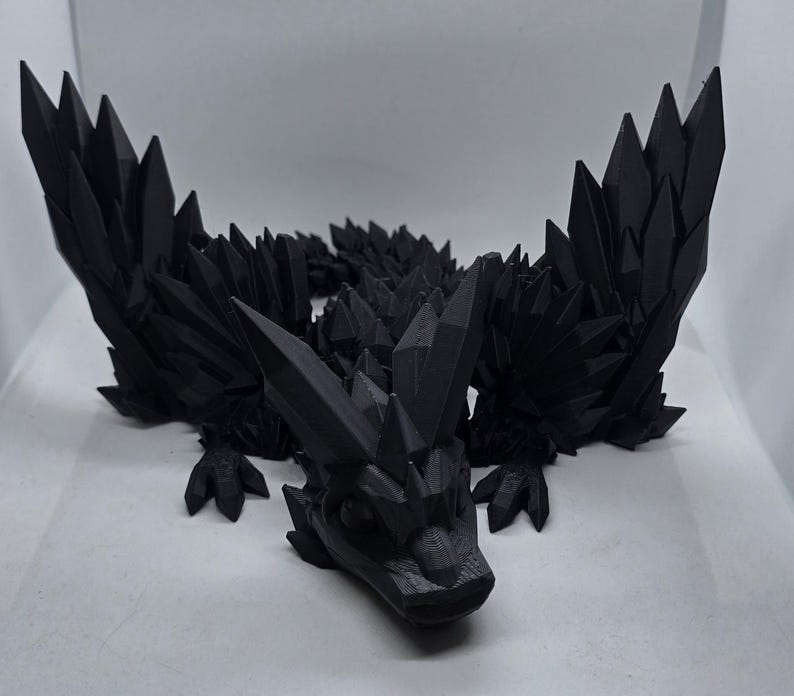 Tairn Dragon 3D Print Fourth Wing Design Cinderwing - Etsy
