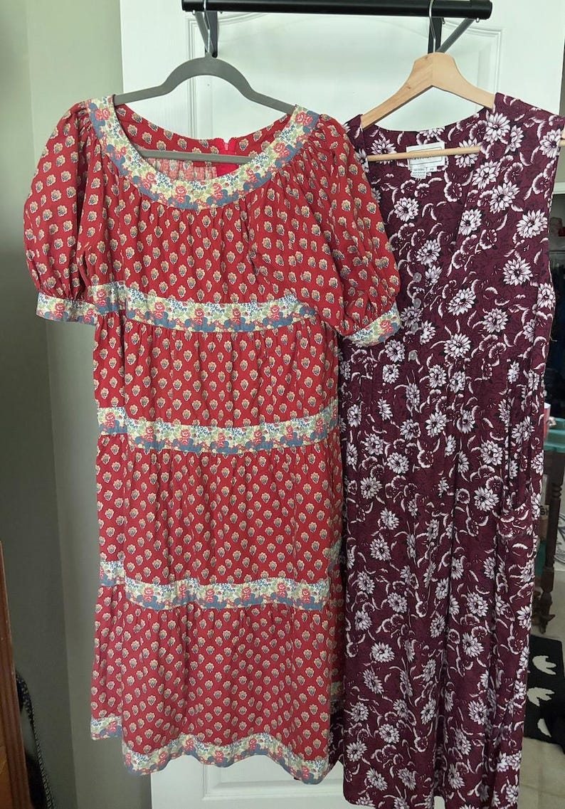 Huge Vintage Clothing Mystery Lot Destash Clothing Cotton Silk Linen ...