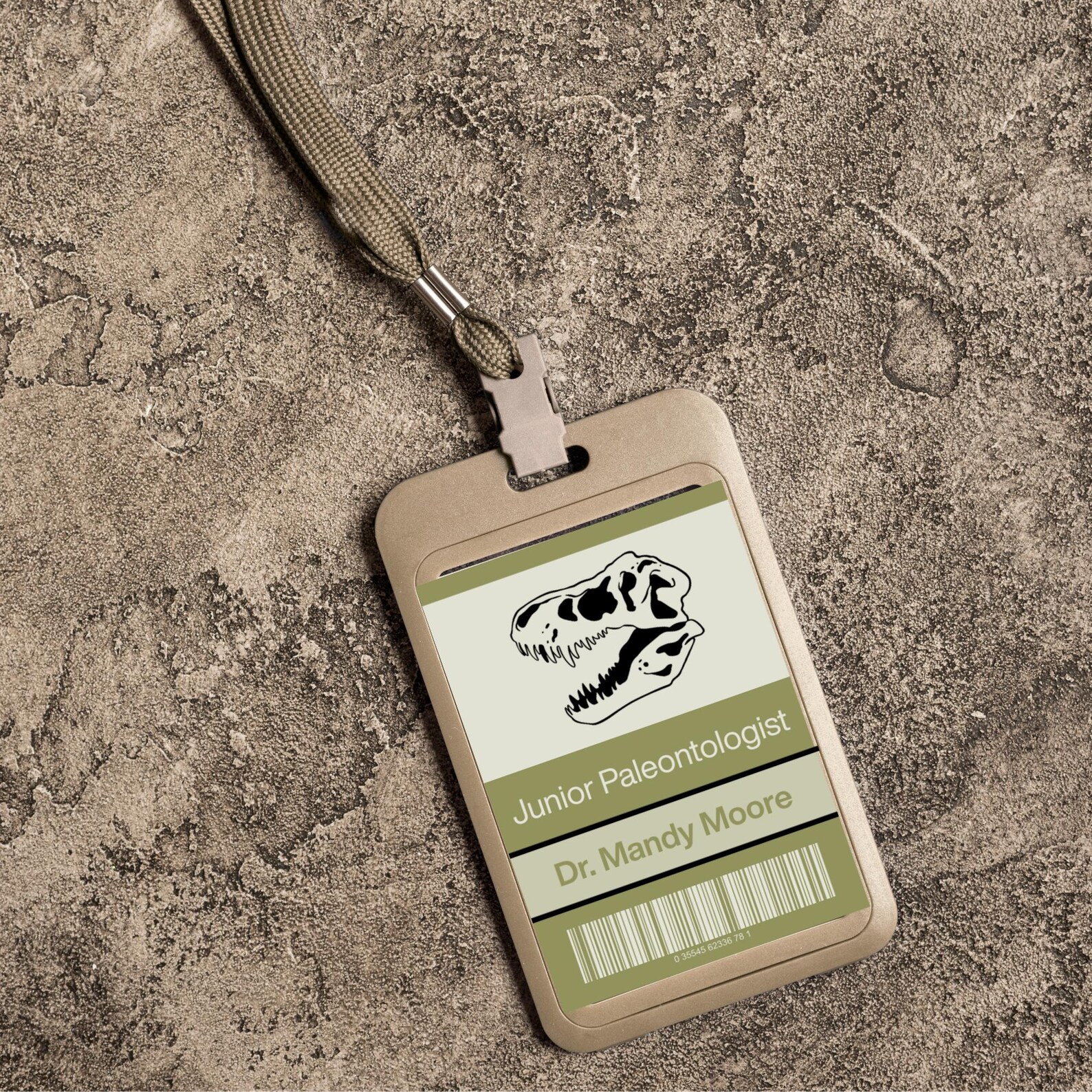 Paleontologist Costume ID Badge, Dinosaur Birthday Party Favors, Dino ...