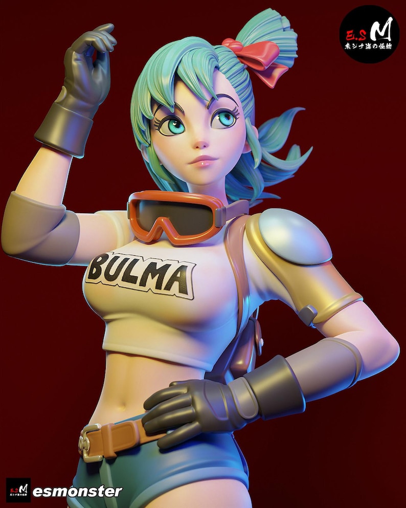 Bulma ES Monster Resin 3D Print Model - Etsy