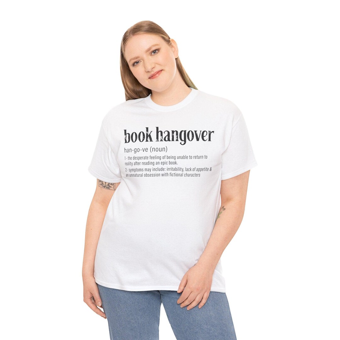 Book Hangover Definition T-shirt – Literary Reader Gift - Etsy