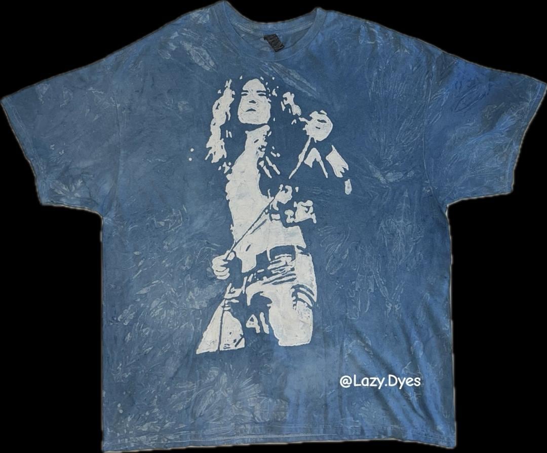 Handmade Tie Dye Batik Robert Plant Indigo Shirt (1 of 1) - Etsy