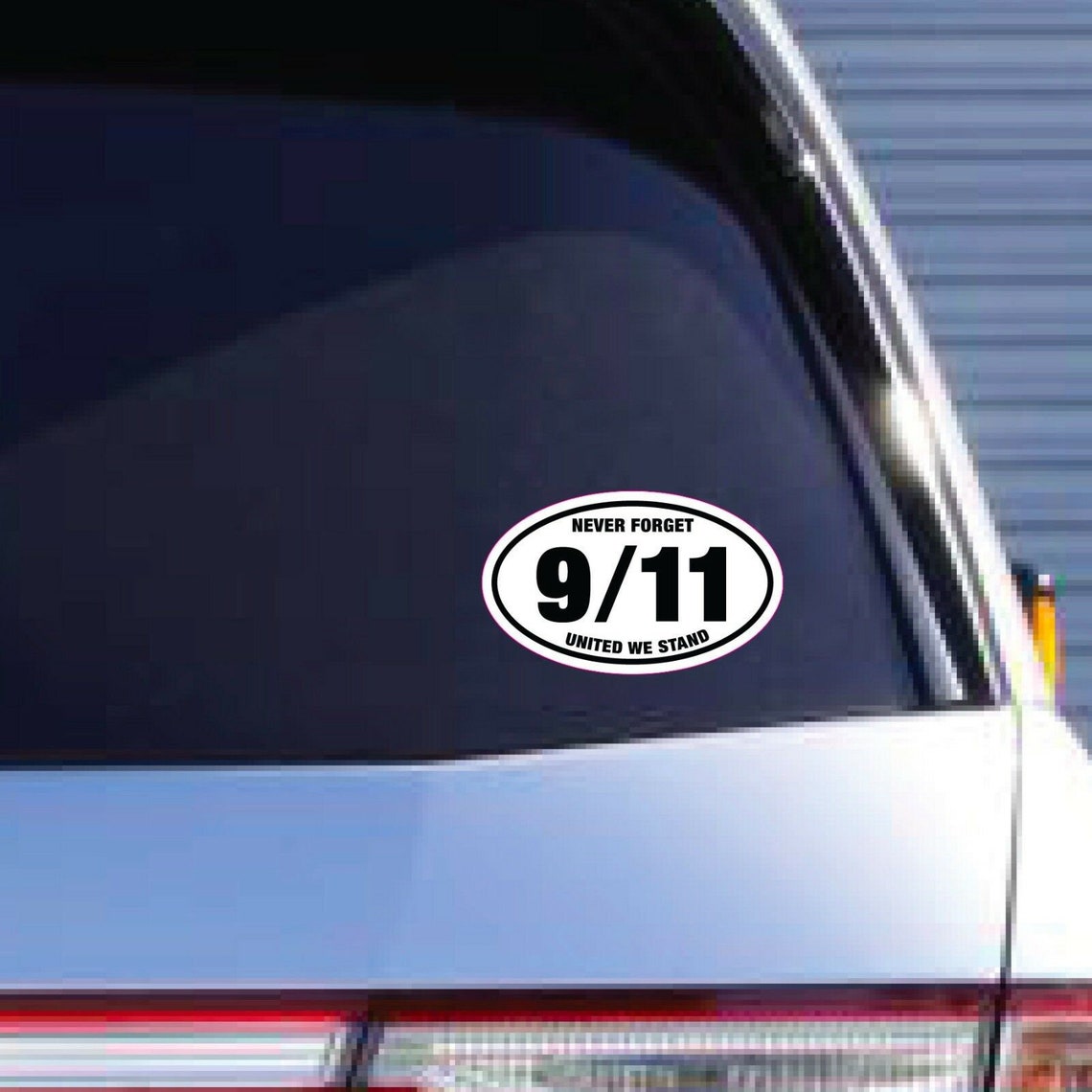 Oval 9/11 Decal Memorial Remember Wtc Sticker 9-11 Never - Etsy