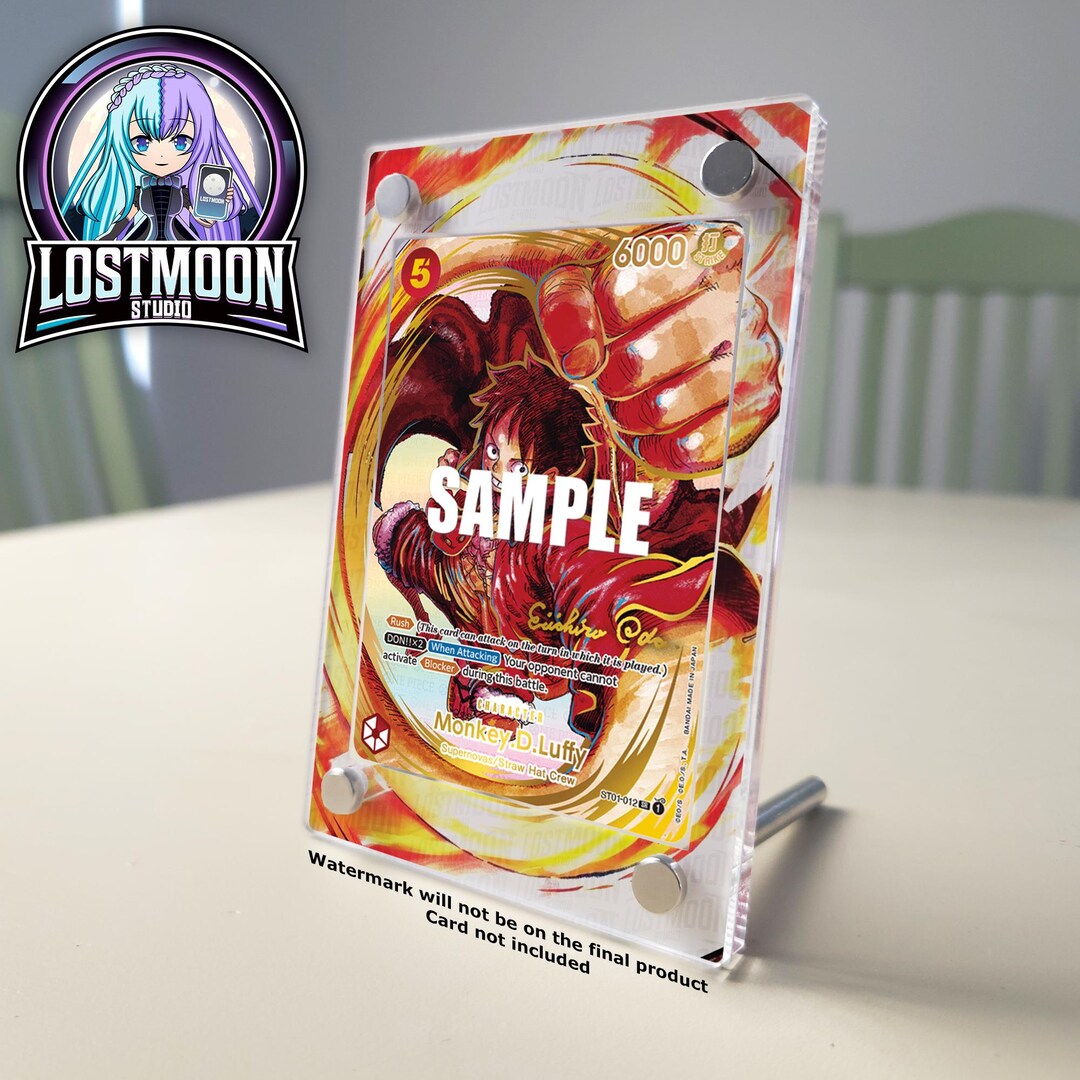 ST01-012 Monkey D. Luffy Oda Signed Custom One Piece Acrylic Display - Etsy