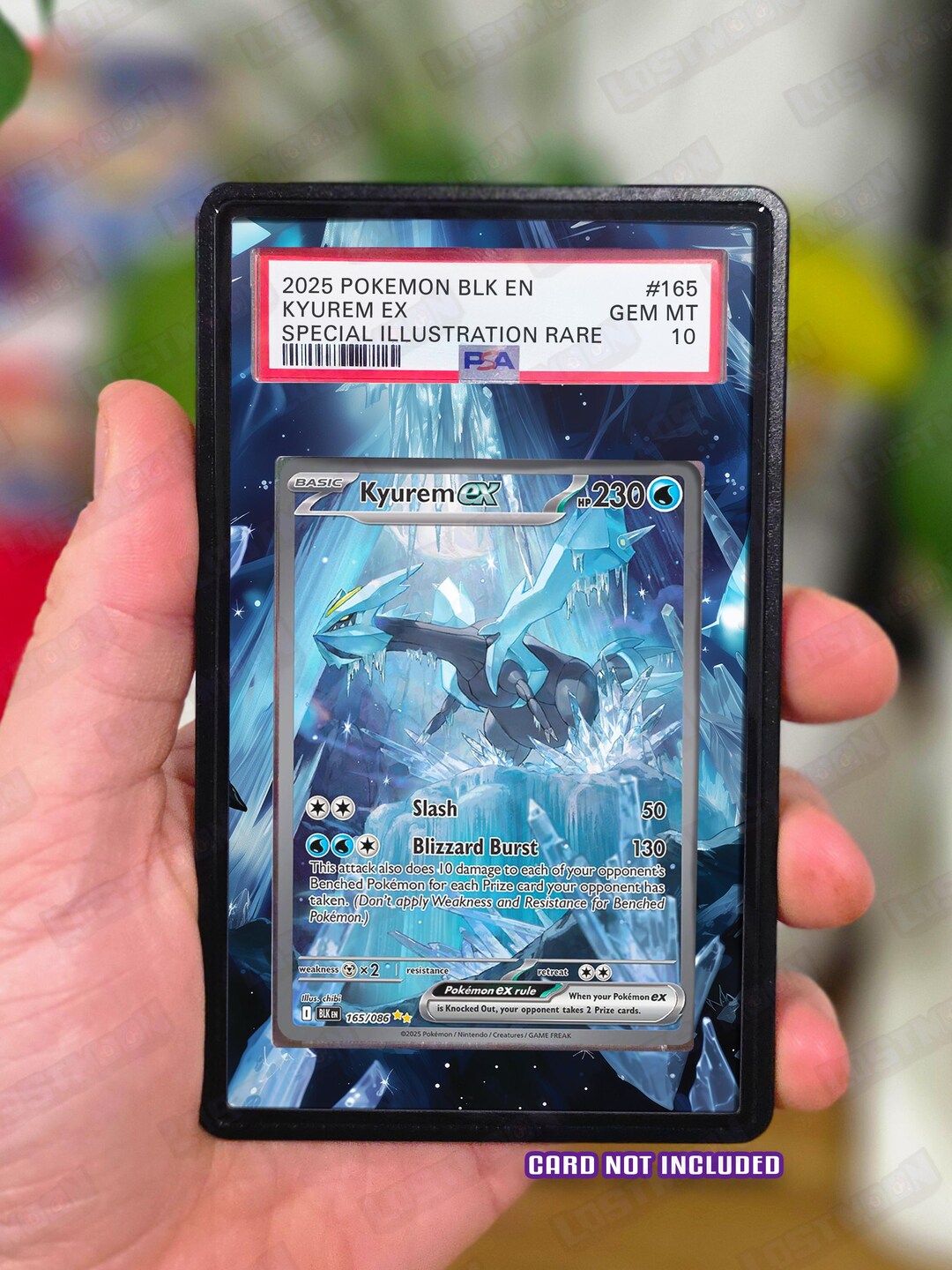 Kyurem Ex Custom Pokémon Slab Display Art Insert - Etsy