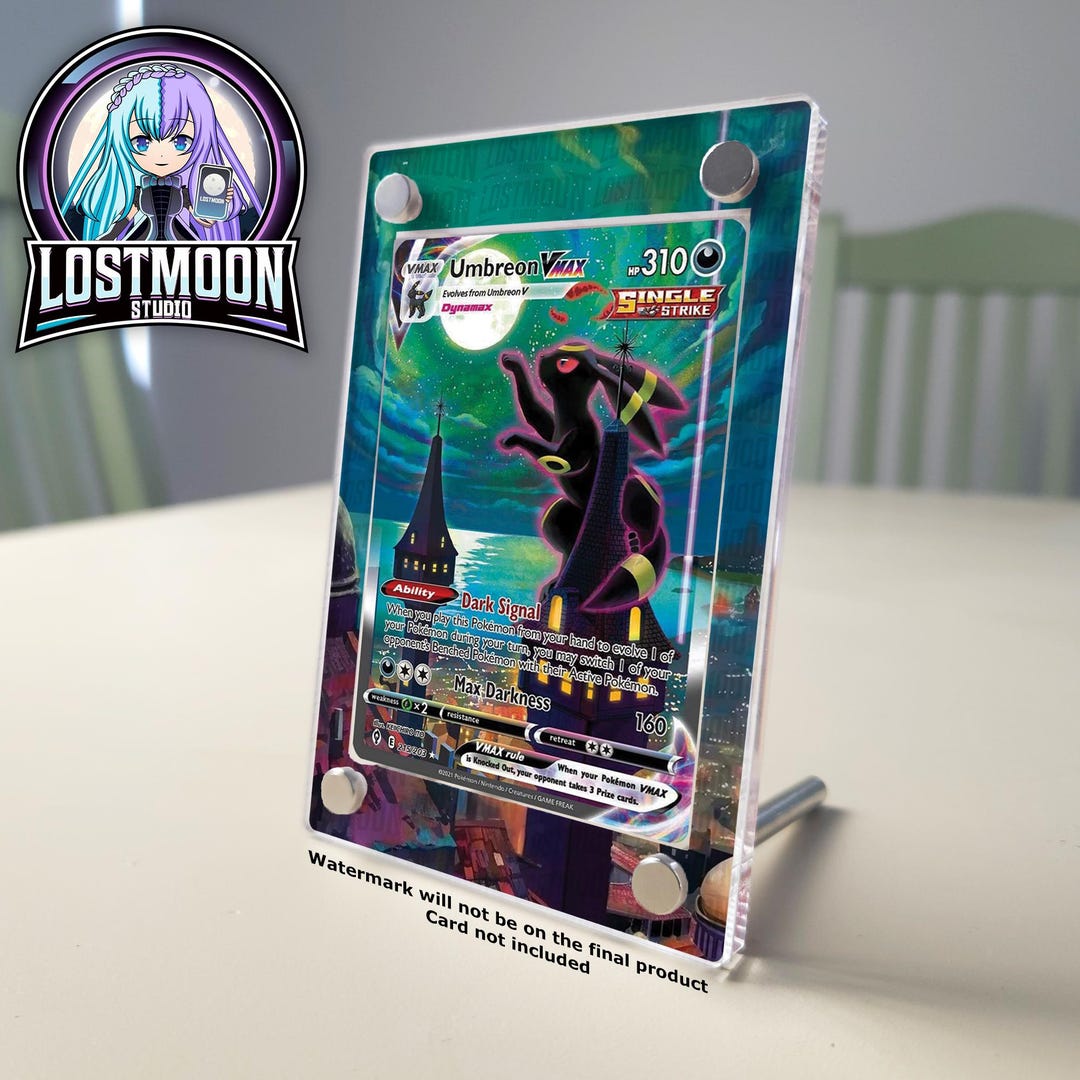SWSH07-215 Umbreon VMAX AA Custom Pokemon Acrylic Frame - Etsy