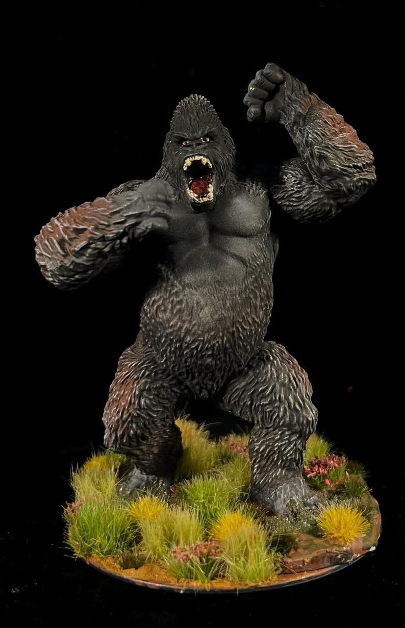 Giant Ape Dungeons & Dragons Huge Pro Painted Miniature Dnd - Etsy