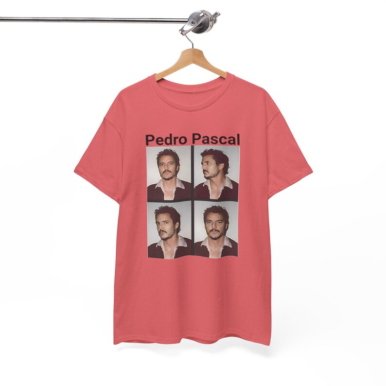 Pedro Pascal T-shirt – Retro Photo Collage Tee for Fans – Funny ...